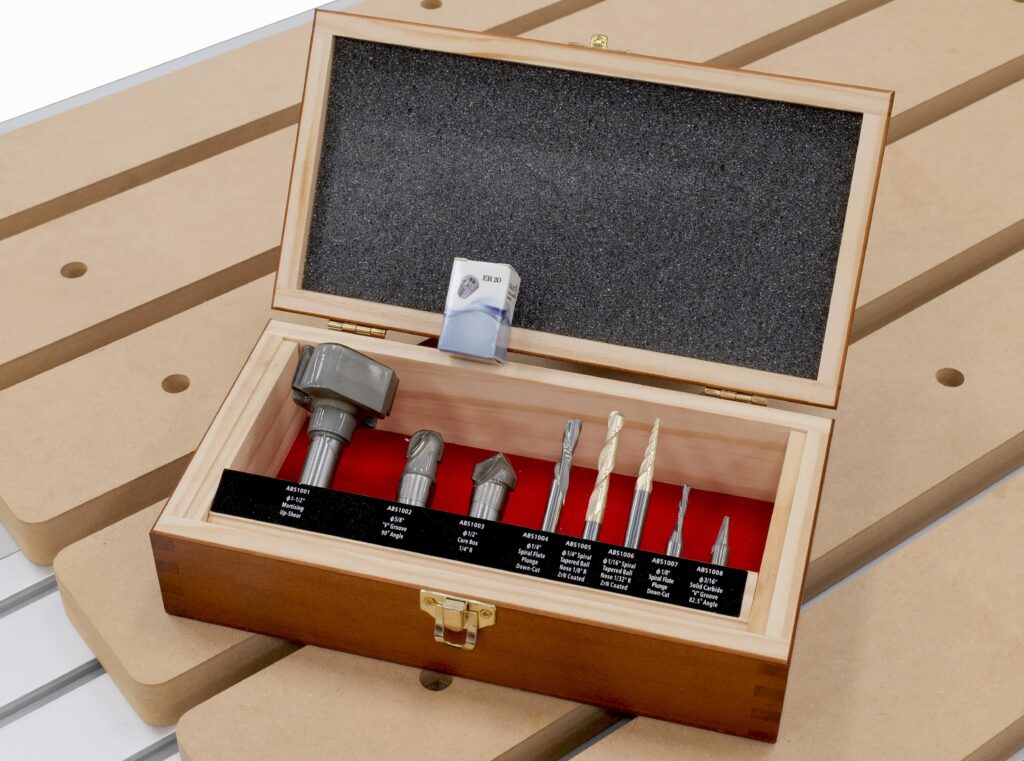 8pc CNC Bit Set - Laguna Tools Parts & Accessories